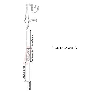 3.5mm 2 Pack YEHTEH Listen Only Earpiece, Acoustic Tube Surveillance Earphone, 3.5mm Receive only Headset Compatible with Two Way Radio, Radio Speaker Mics Jacks. (Includes 2 Pairs M Size Earmold).