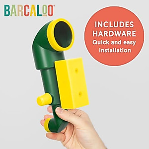 Barcaloo Playground Equipment Play Periscope for Kids - Green Periscope Playset Attachment, Monocular Periscope Swing Set Accessory for Outdoor Playhouse Playset Backyard. Periscope for Toddler