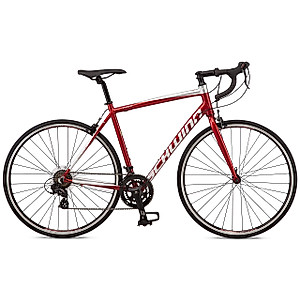 Schwinn Fastback Tourney AL Adult Performance Road Bike, Beginner to Intermediate Bicycle Riders, 700c Wheels, 14-Speed Drivetrain, Large Aluminum Frame, Red