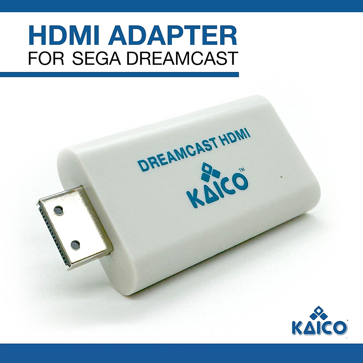 Kaico Sega Dreamcast HDMI Converter - Simple Plug and Play HDMI Converter for Sega Dreamcast Sega Dreamcast VGA Cable to Dreamcast HDMI - The Best Sega Dreamcast AV Cable