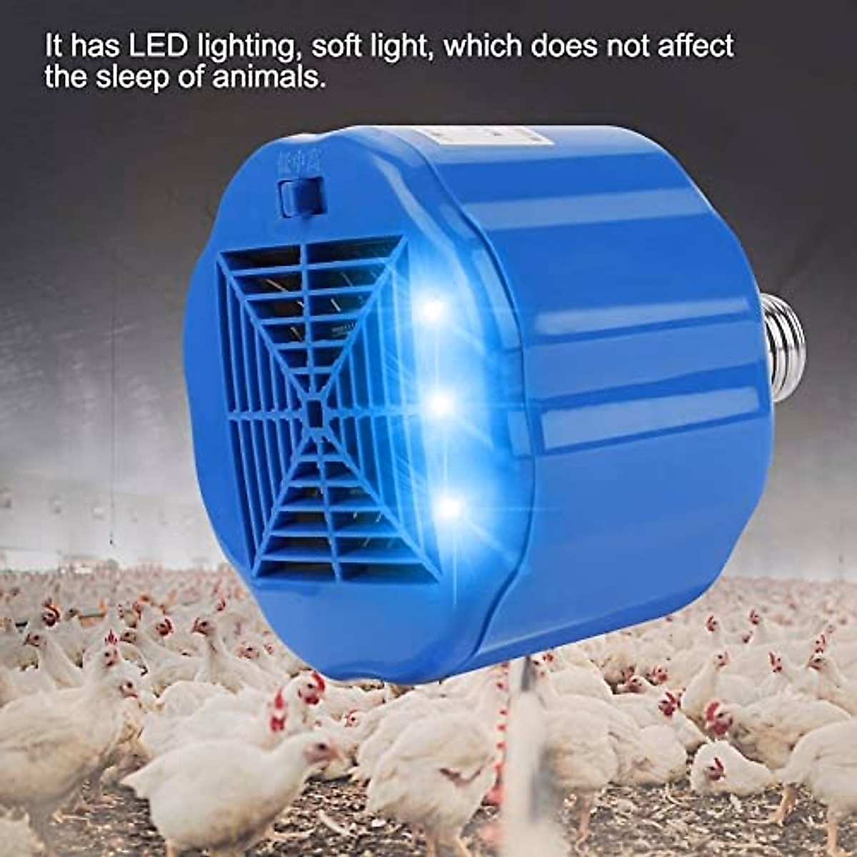 Dehydrator 2Pack Safe Chicken Coop Heater 220V Cultivation Livestock Warmer Tool Reptile Heating Chicken Brooder Cats Dogs Poultry