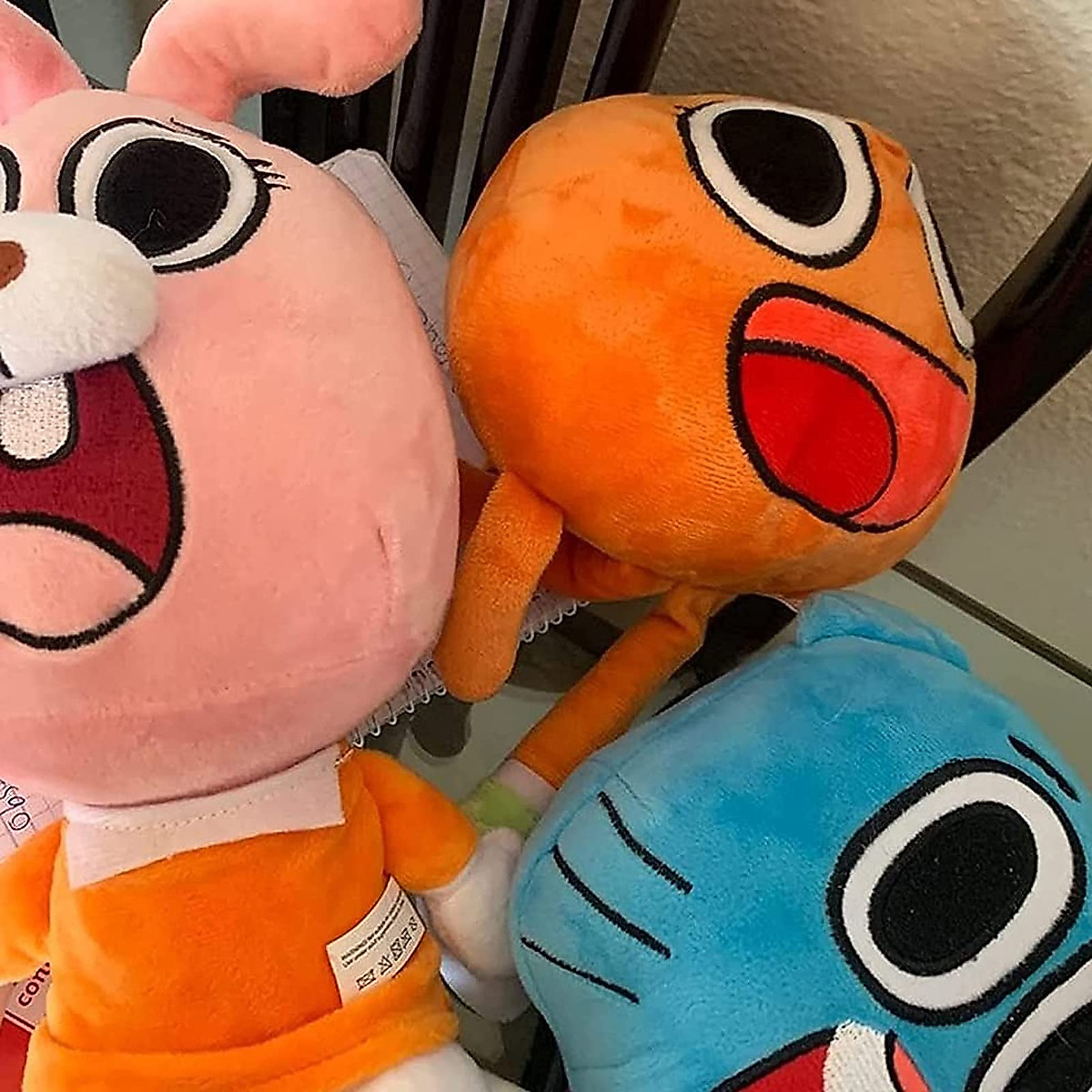 Zunarte Amazing Plush Doll, 9.8 inches Cute Cartoon Stuffed Animal-3 pcs