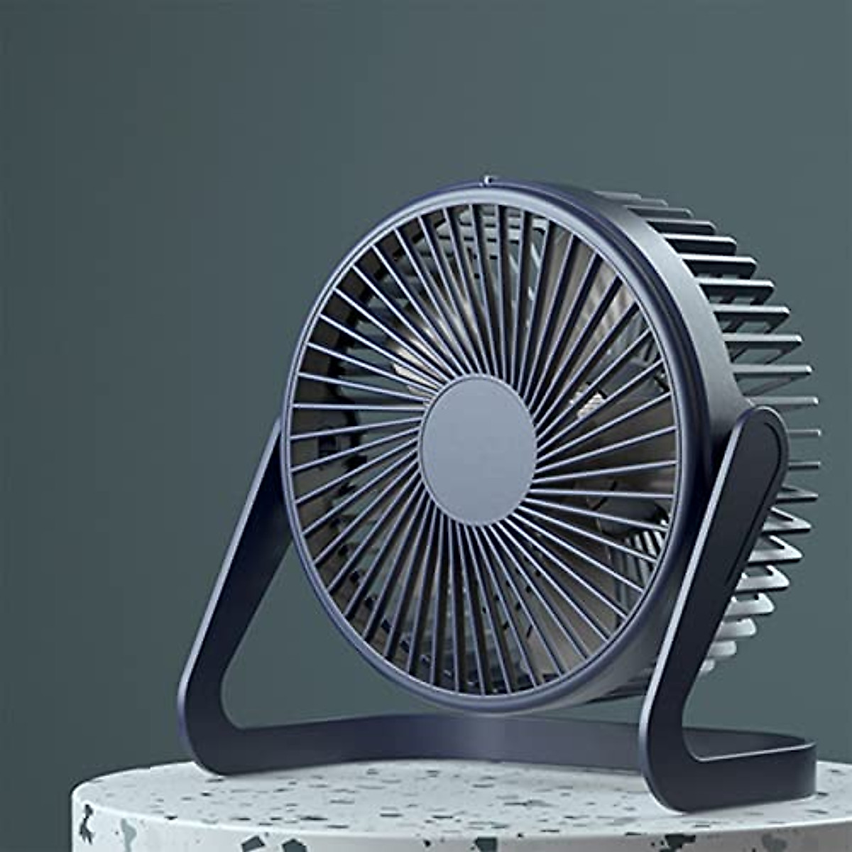 Aozhen Portable Desk Fan Tower Fan Oscillating Fan USB Rechargeable Small Fan with Stepless Speed Regulation System Personal Quiet Table Fan for Home Car Office Outdoor Travel