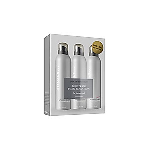 RITUALS Sport Foaming Shower Gel - Invigorating Body Wash with Activated Charcoal - 6.7 Fl Oz - (3 Pack)