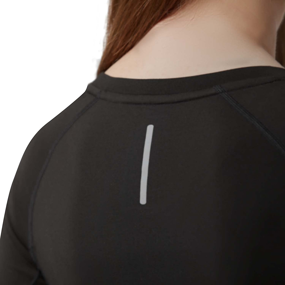 New Balance Women's 2.0 Soft Long Sleeve Base Layer Top with Thumbhole, Black, Large