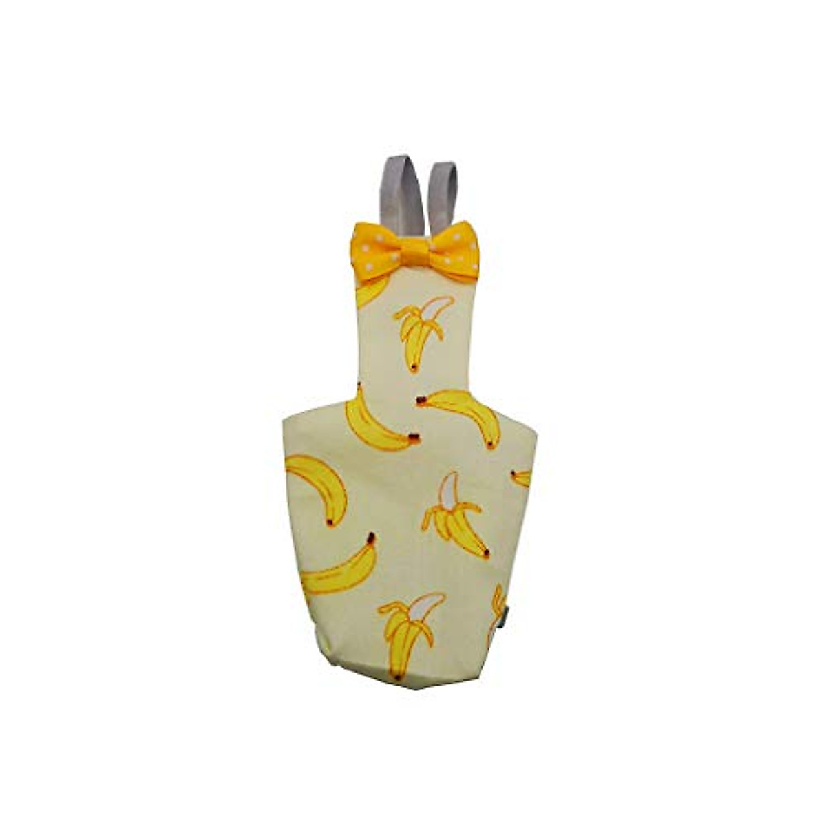 Hibye Parrot Diaper with Bowtie Cute Colorful Fruit Floral Cockatiel Pigeons Small Medium Large Pet Birds Flight Suit Clothes Washable Supplies