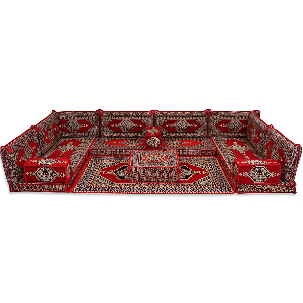 Arabic U Shaped Sofa Set, Arabic Floor Seating, Arabic Floor Sofa, Arabic Majlis Sofa, Bench Cushions, Seating Cushions, Arabic Couches