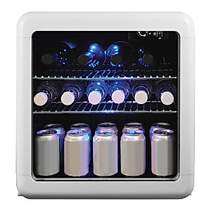 Magic Chef MCB17CHW Beverage Cooler, White