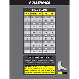 Rollerface HipSkates Glitter, Women’s Outdoor Roller Skates