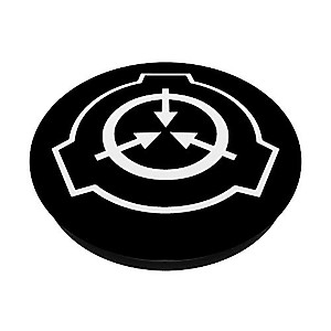 SCP Foundation Logo Front and Back Print PopSockets PopGrip: Swappable Grip for Phones & Tablets