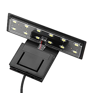 Santing Waterproof Aquarium Light Lightweight Energy Saving Aquarium Clip Lamp Eco-Friendly for Aquarium Breeding Freshwater Fish Tank