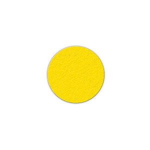 INCOM Manufacturing: Workplace Marker 3" Circle, Yellow (Pack of 25)