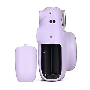 Darkhorse Camera Cover for Fujifilm Instax Mini 11 Instant Camera Case for Instax Mini 11 Battery Door Cover Accessories Lilac Purple