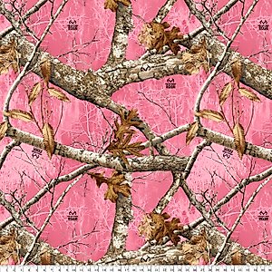 Realtree Edge® Colors Pink Camouflage Anti-Pill Fleece Fabric by David Textiles, 1.5-Yard PRECUTS, RTI-A-0001-9A-1-FC