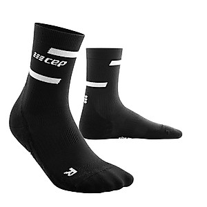 The Run Socks Mid Cut 4.0, Black, Men, III