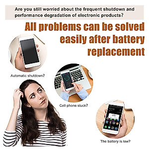 Duotipa New CTR-003 battery Compatible with 3DS 2DS 2DS XL Game Console with Repair Tool Kit