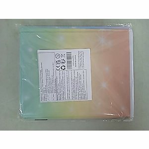 QUERICKY 4 Pack Pastel Rainbow Tablecloths, 51x87'' Plastic Disposable Rectangle Pastel Rainbow Table Cover for Girls Rainbow Birthday Party Decorations Baby Shower Party Supplies