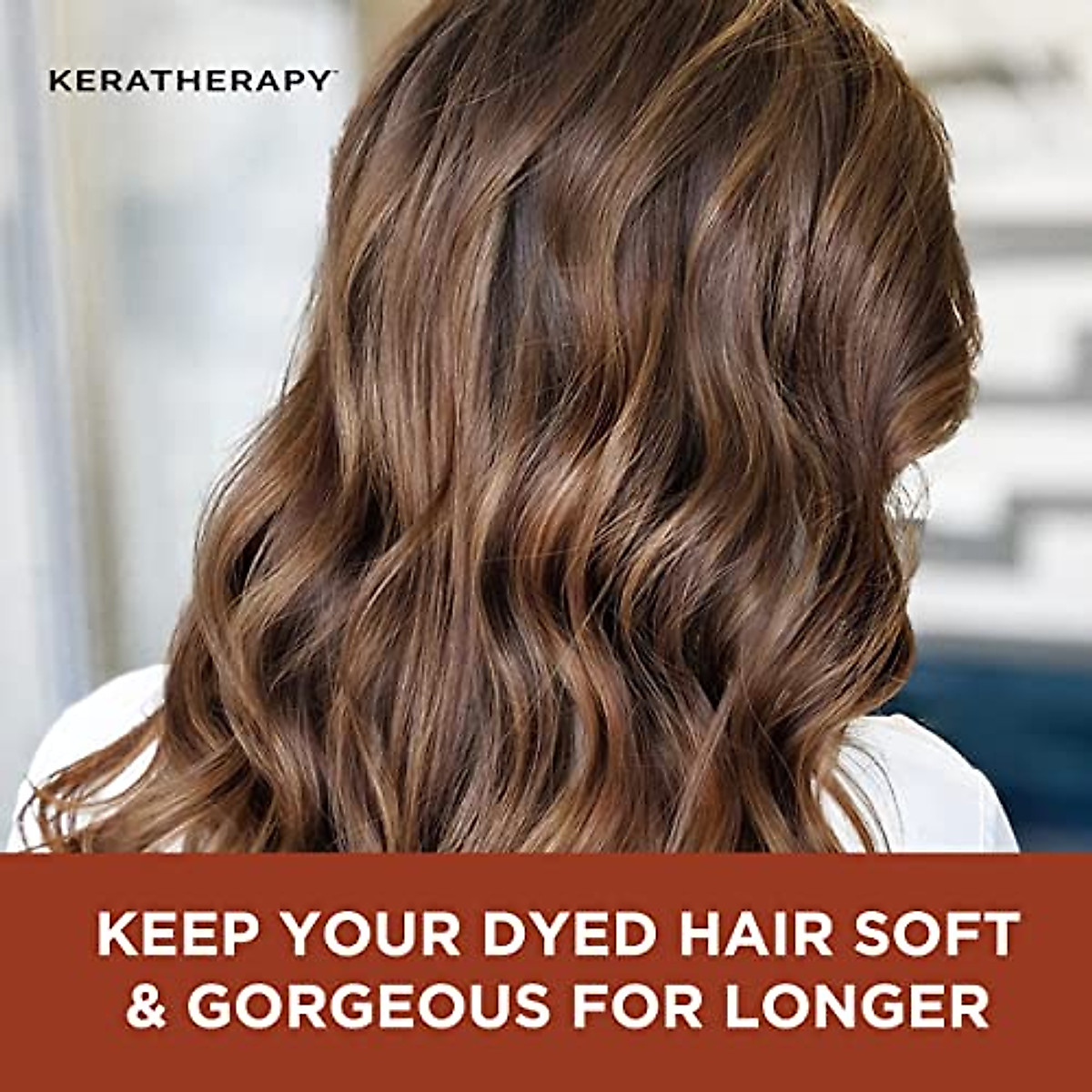 KERATHERAPY Keratin Infused Color Protect Conditioner, 33.8 fl. oz., 1000 ml - Gluten Free Color Protecting Conditioner for Color Treated Hair with Kerabond Technology, Red Raspberry Oil, Omega 3 & 6