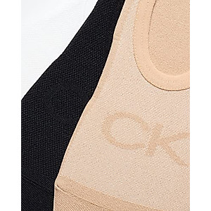Calvin Klein Women’s Socks – Lightweight Low Liners (3 Pack), Size 4-10, Sand Assorted