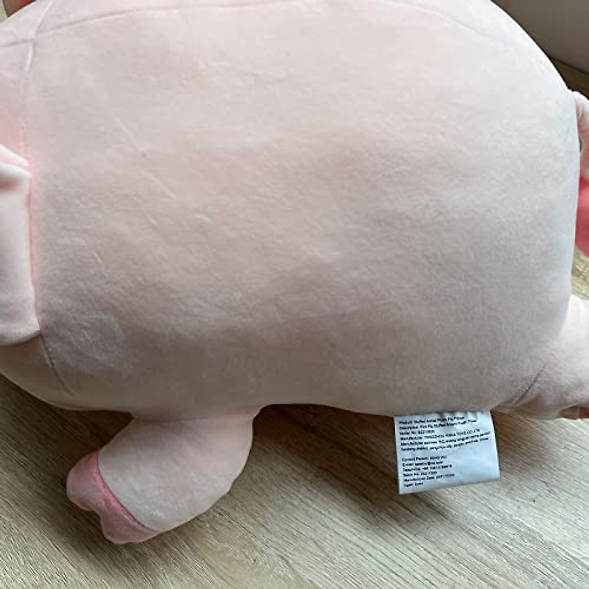 Fortuning's JDS Pig Plush 15.7” Kawaii Plushies Cute Pillow Pig Stuffed Animal Plush Pillows Hugging Pillow, Fat Soft Stuffed Pig Plush Toy for Kids Girls Boys Birthday
