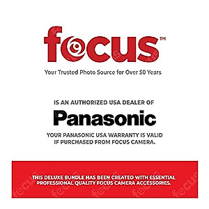 Panasonic LUMIX S5 4K Mirrorless Full-Frame L-Mount Camera with 20-60mm Lens and 16-35mm f/4 Wide Zoom Lens and DMW-BLK22 Battery Bundle (3 Items)