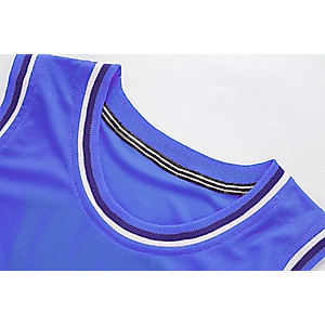UJoowalk Men's Basketball Jersey Sports Shirt Sports Jersey Blue