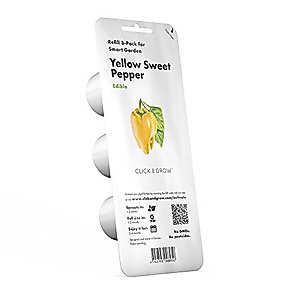 Click and Grow Smart Garden Yellow Sweet Pepper Plant Pods, 3-Pack