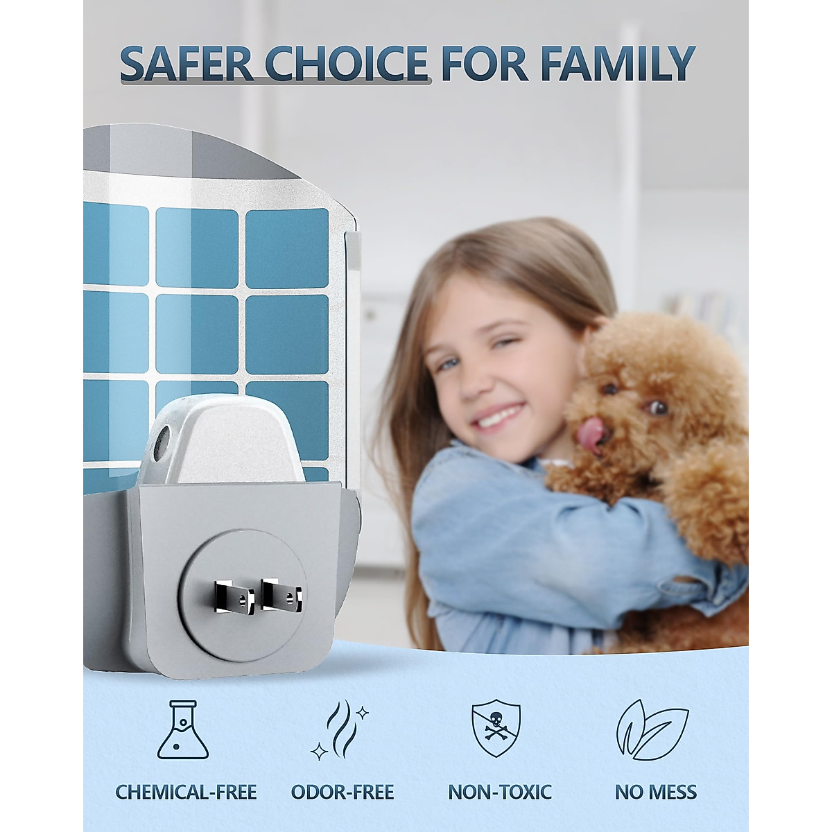 10 PCS Frameless Refill Cards Compatible with ZEVO Plug-in Light M364 and Max, 100% Fit Replacement Refill Cards Glue Cards