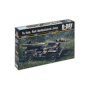 Italeri 510000326 – 1: 35 1/4 Ton 4x4 Ambulance Jeep