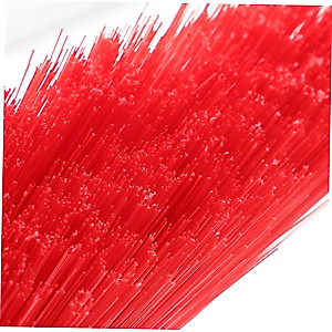 TOBBOMEY 2pcs Plastic Broom Head Outdoor Broom Head Floor Broom Head Broom Replacement for Broom Refill Broom Head Sweeper Head for Clean Home Accessory Household Broom Part Red