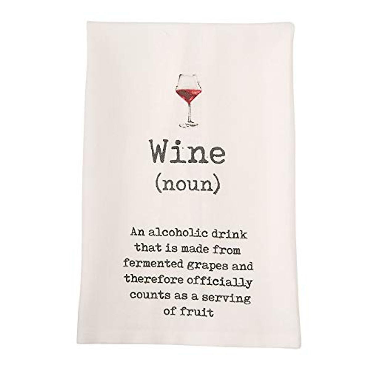 Mud Pie Wine Hand Dish Towel, Wine Definition