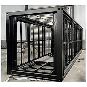 Expandable Prefabricated Container House with Lockable Windows and Doors for Camping, Storage, Outdoor Living (20 Feet), Prefab House for Living, Container House with 2 bedrooms