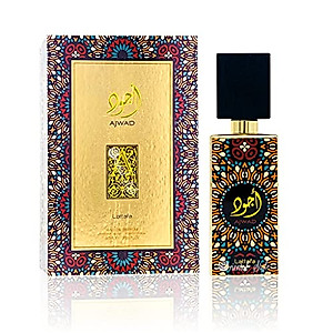 Lattafa Ajwad Eau De Parfum Spray for Unisex, 2.0 Ounce