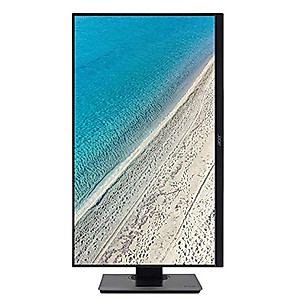 Acer B277U bmiipprzx 27" WQHD 2560 x 1440 IPS Monitor with Adaptive-Sync | 75Hz Refresh Rate | 4ms (G to G) | 100% sRGB | Display Port, Mini Display Port, 2 x HDMI 2.0, USB and Audio-Out Ports