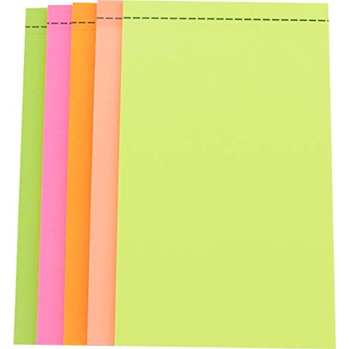 4A Sticky Full Adhesive Notes,5 1/3 x 3 Inches,20 Sheets/Color,5 Colors/Pack,Self-Stick Notes,100 Sheets Total,4A 305 Full Glue