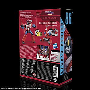 Transformers Toys Studio Series 86-11 Deluxe Class The The Movie Perceptor Action Figure - Ages 8 and Up, 4.5-inch