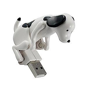 USB Humping Dog, Funny Cute USB Humping Spot Dog Christmas Toy Gift by TTnight(Black+White)