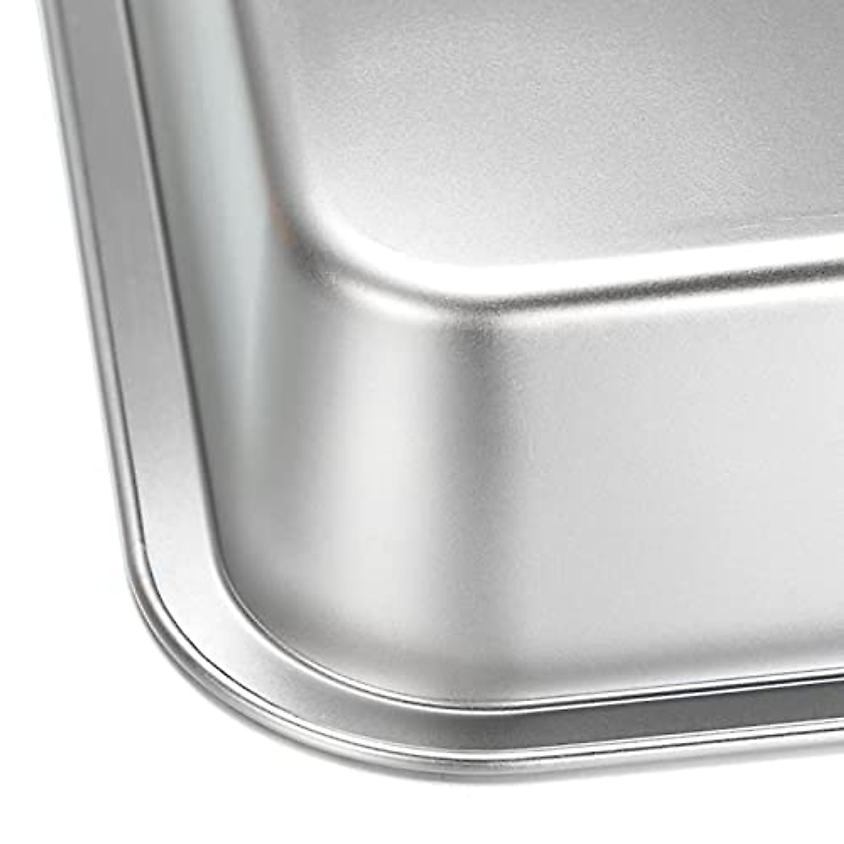 Stainless Steel Litter Box, 14.2/17.8 Inch Metal Litter Pan Toilet Litter Tray Box for Cats, Kittens, Rabbits, Hamster and Small Animals, Nonstick, Smooth (36)