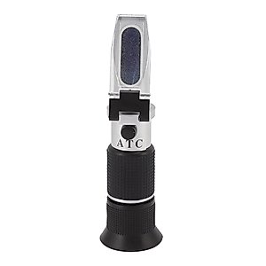 Diydeg Brix Meter Refractometer, Portable Handheld 0 to 80% Brix Scale Range Honey Moisture Tester High Accurate with ATC, Ideal for Honey Maple Syrup Molasses Bee Keeping Supplies