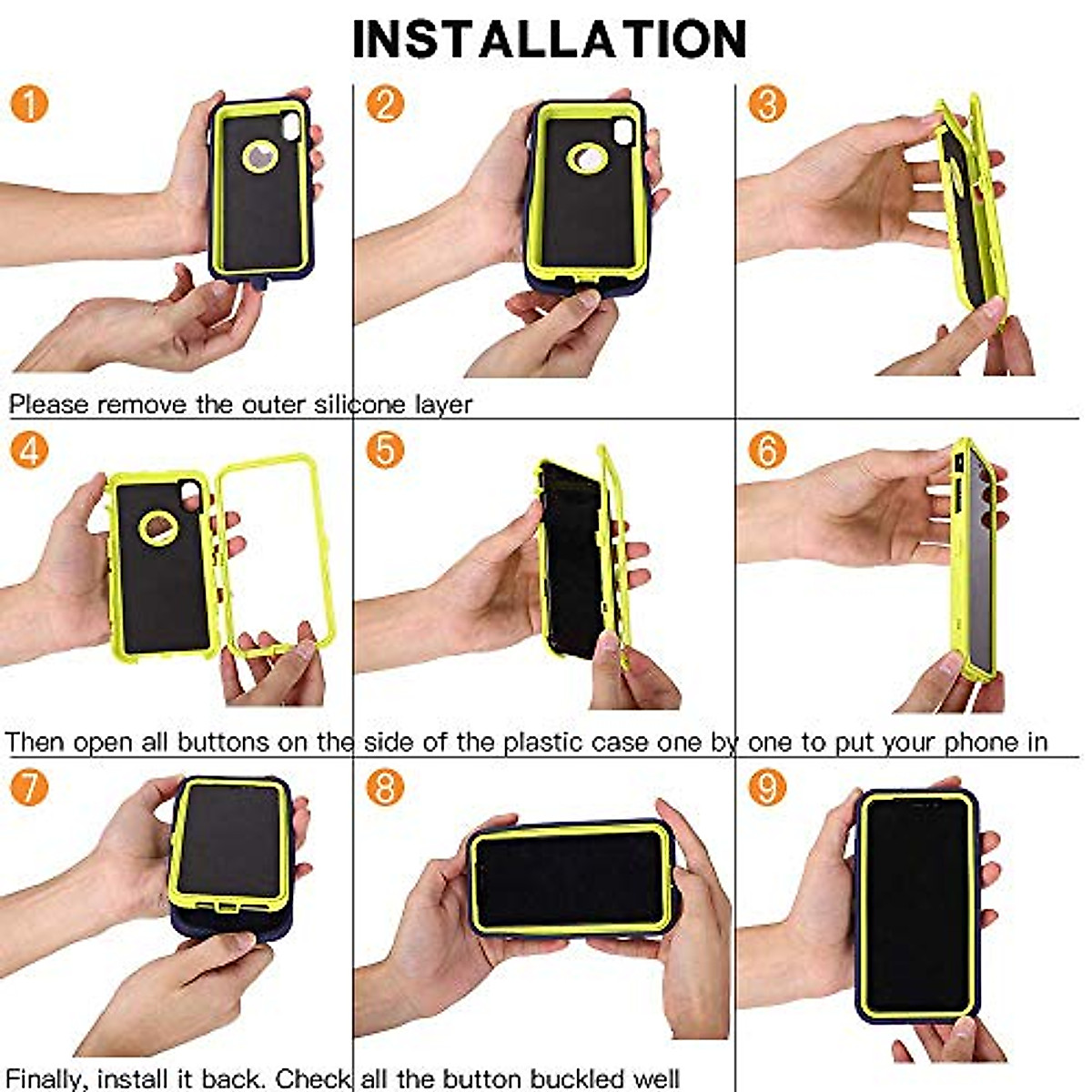 Annymall Case Compatible for iPhone 8 & iPhone 7, Heavy Duty [with Kickstand] [Built-in Screen Protector] Tough 4 in1 Rugged Shorkproof Cover for Apple iPhone 7 / iPhone 8 (Pink)