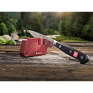 Wüsthof WUSTHOF Mini Knife Sharpener Double, red, 20 cm