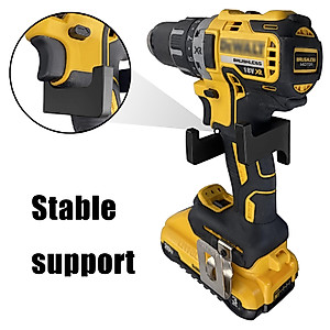 YAMTO 2pcs Power Tool Organizer,Heavy Duty Pegboard Wall Organizer,Stainless Steel, Electric Drill Storage Rack,Perfect for Storage Garages, Homes, Sheds, Workshops, Backyard Shops, etc