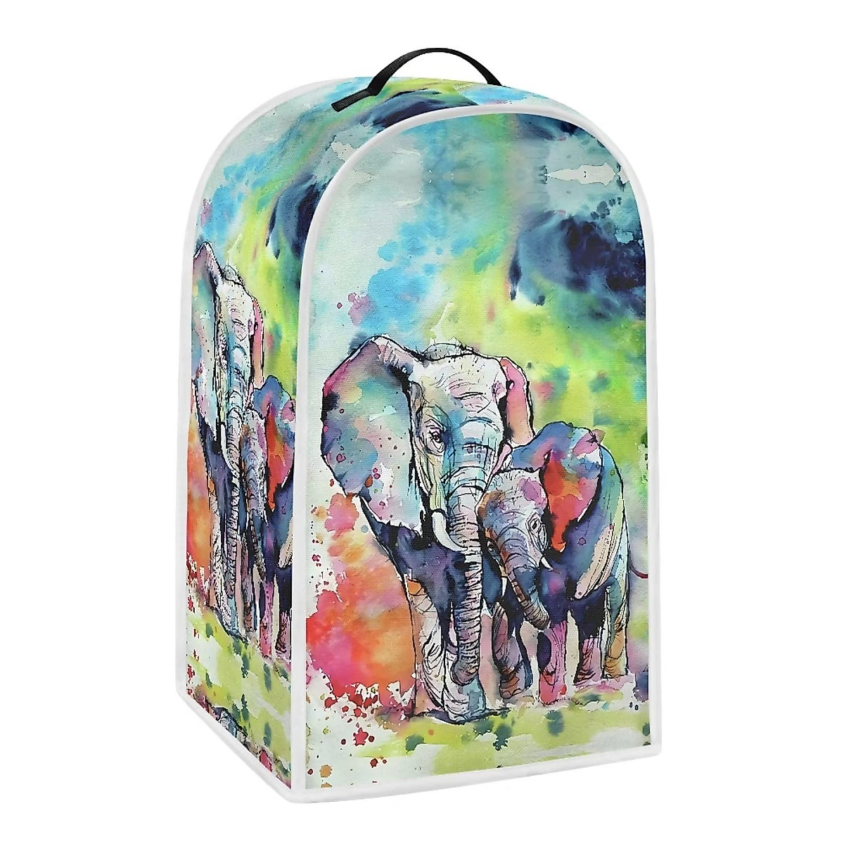 Eheartsgir Elephant Pattern Blender Cover Dust Covers for Kitchen Food Processor Stand Mixer Case Soy Milk Maker Cover for Kitchen Home Decor