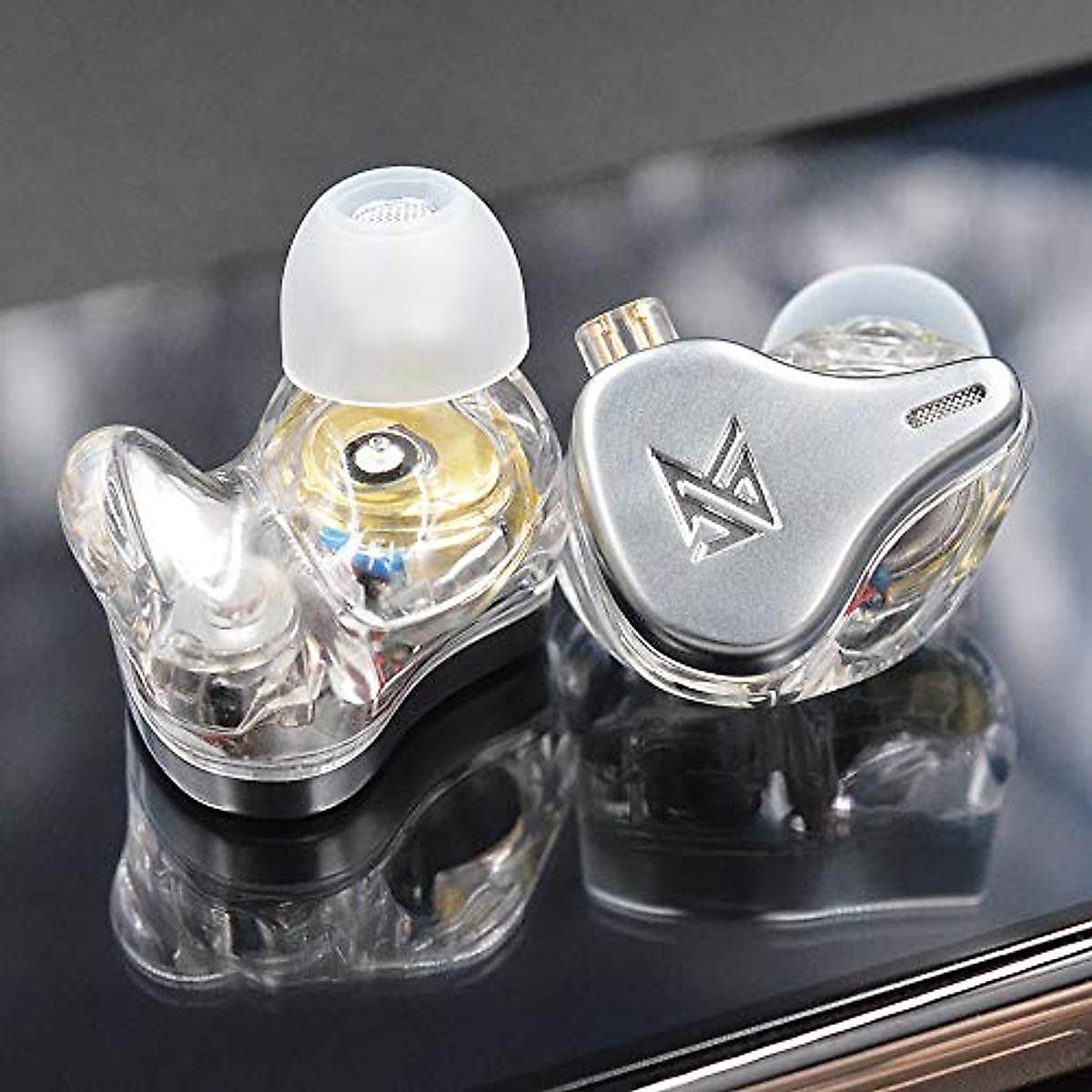 Wired Earbuds in Ear Headphone with Microphone KZ DQ6 in Ear Monitor for Musicians Stereo Sound Earphone 3.5mm Jack Compatible with Android, iPhone, iPad, Laptops, MP3