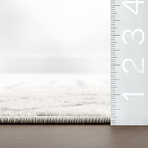 nuLOOM 3x5 Moroccan Blythe Area Rug, Grey, Faded Bohemian Design, Stain Resistant, For Bedroom, Dining Room, Living Room, Hallway, Office, Kitchen, Entryway