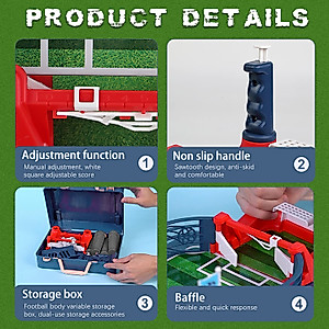 Football Table Interactive Game Soccer Games Table Foosball Table for Boy Adults Kids Family Game Night Fun Mini Foosball Indoor Outdoor Party Games Toys Gifts