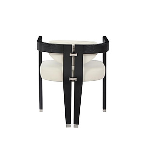 Best Master Furniture Ravenna Black Wood Dining Chair