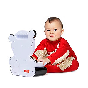 Cute Baby Mop Onesie - Funny and Functional, Perfect as a Long Sleeve Romper for Your Crawling Baby and for Use as an Everyday Baby Jumpsuit. Great as (Red, 9-12 Months)