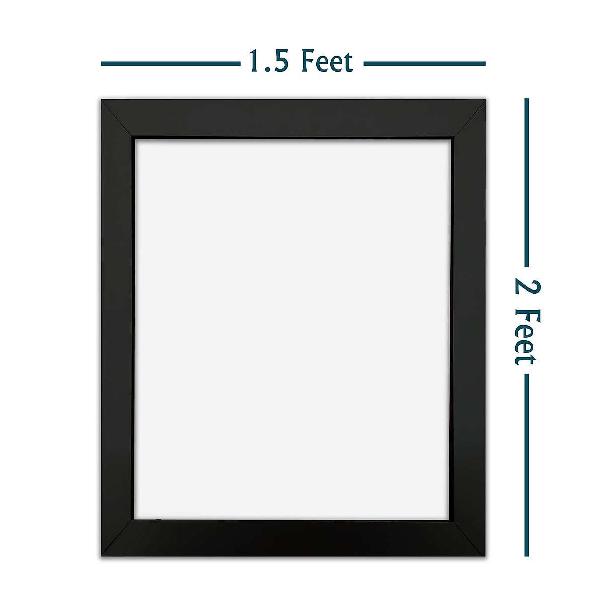 BannerBuzz Snap Poster Frame, Aluminum Profile Front Loading Wall Mount Clip Picture Frame, Open Snap Frame for Indoor Outdoor Poster Display (18" X 24", Black)