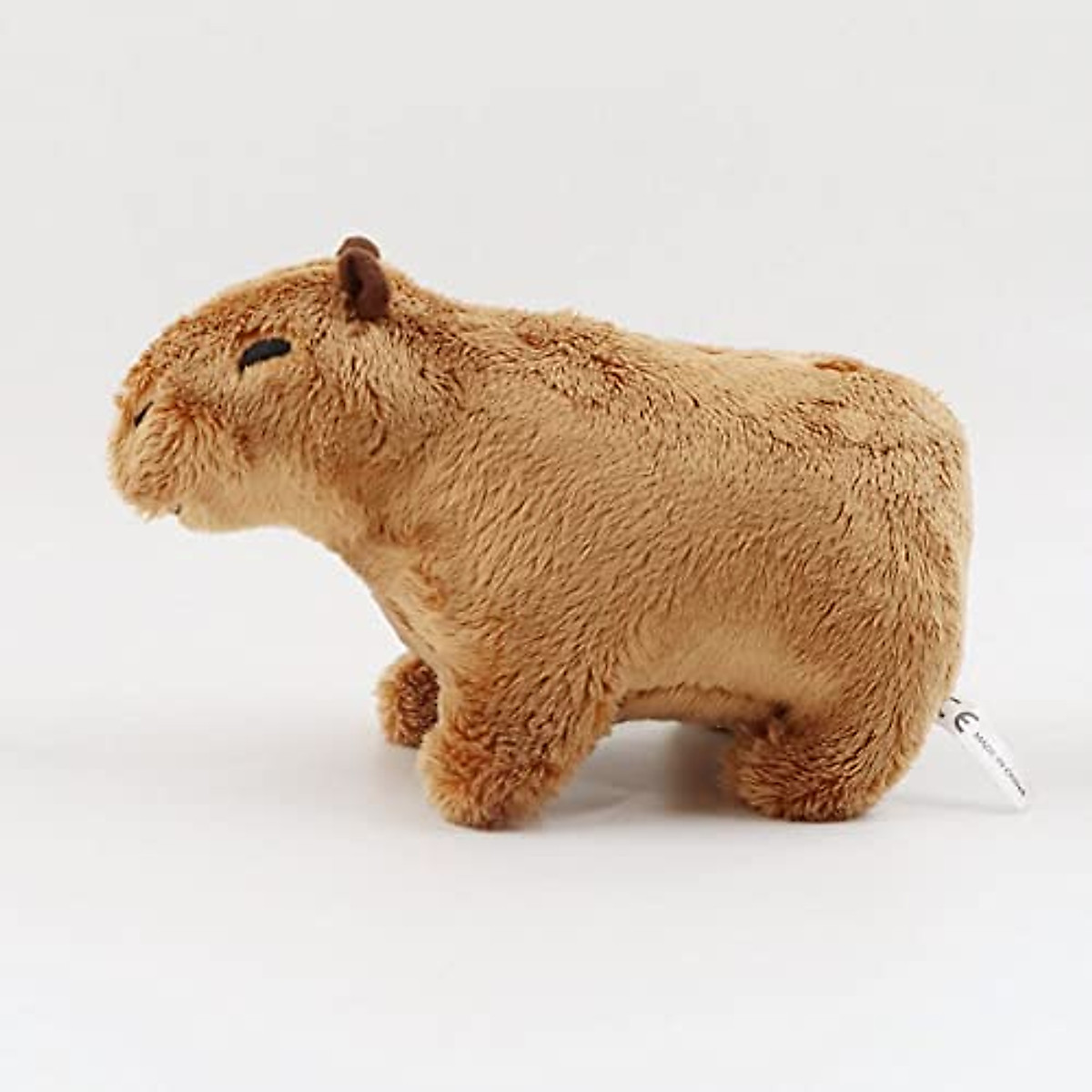 Mixdameny 7.8 in Capybara Stuffed Animal,Cute Cartoon Animal Doll Super Soft Plush Figure Toy Gifts for Children